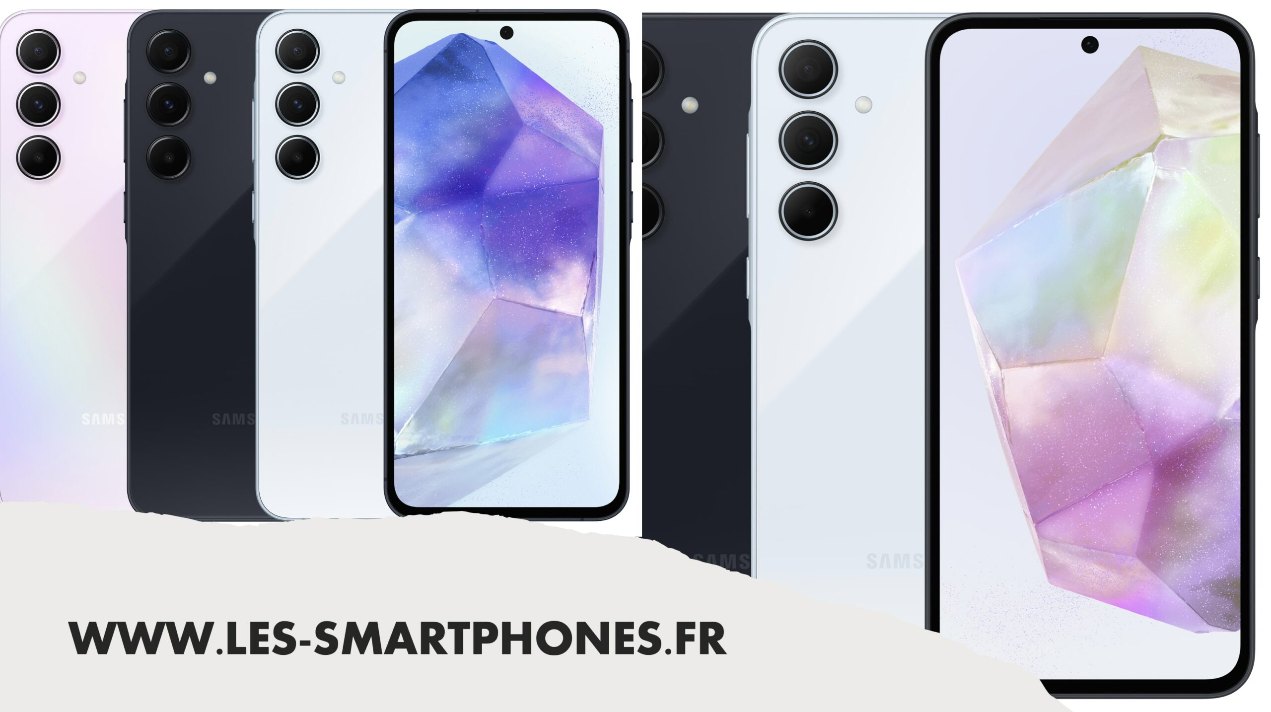 Les détails visuels des Samsung Galaxy A35 et A55 se dévoilent - Les Smartphones